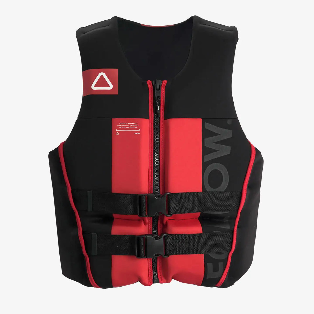 Follow Logo CGA Mens Life Jacket - Black/Red – Follow USA